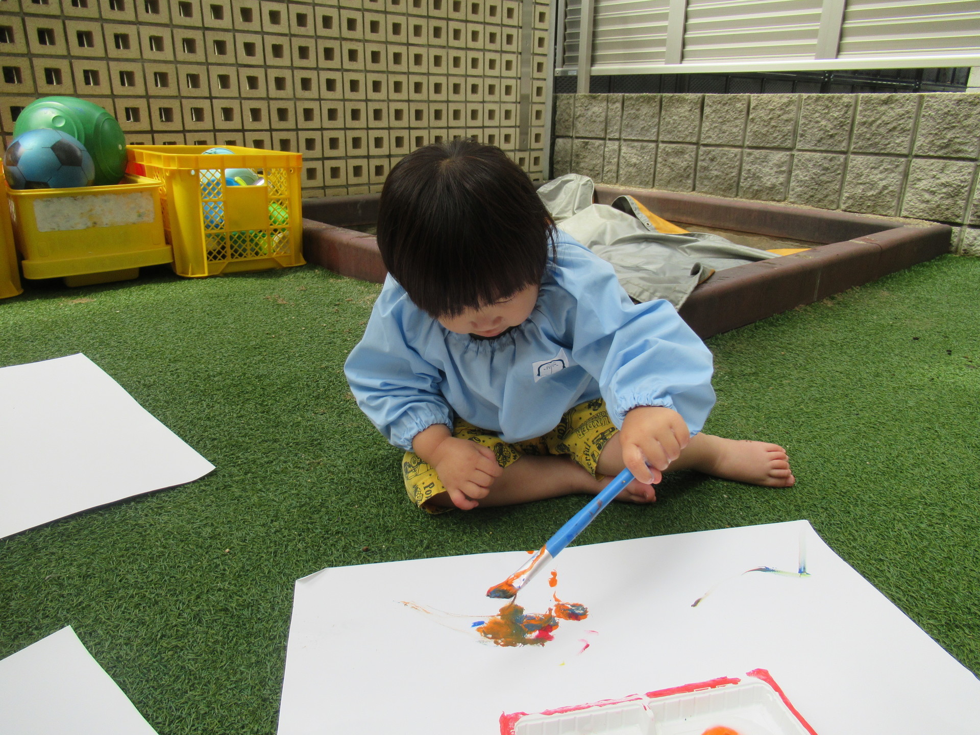 6月 ぞうぐみ！アサガオ植えたよ。梅雨でも楽しい～: NPO法人きらりっこ ぷちはうすキララ保育園